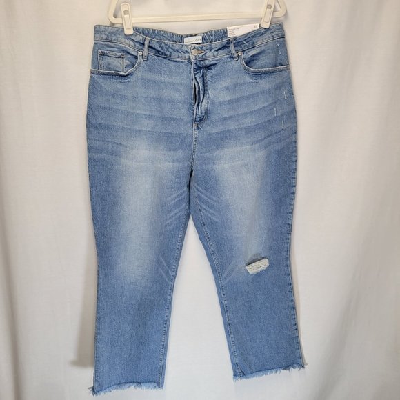 LOFT | Jeans | Loft Womens Size 33 Jeans The Straight Crop High Rise ...